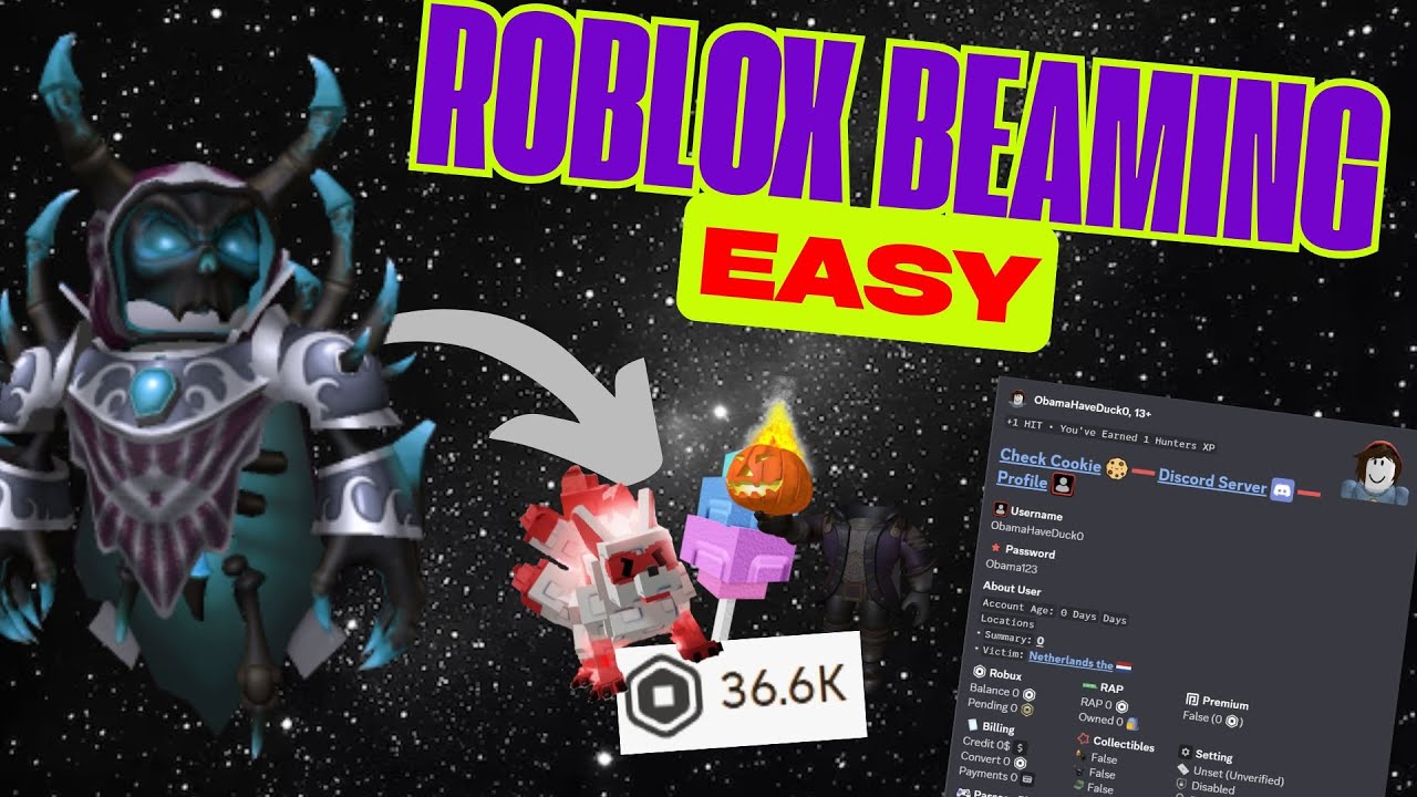 How to Beam accounts in Roblox 🤔 2025 ROBLOX BEAMING TUTORIAL 🤑 MOBILE & PC TUTORIAL! - YouTube