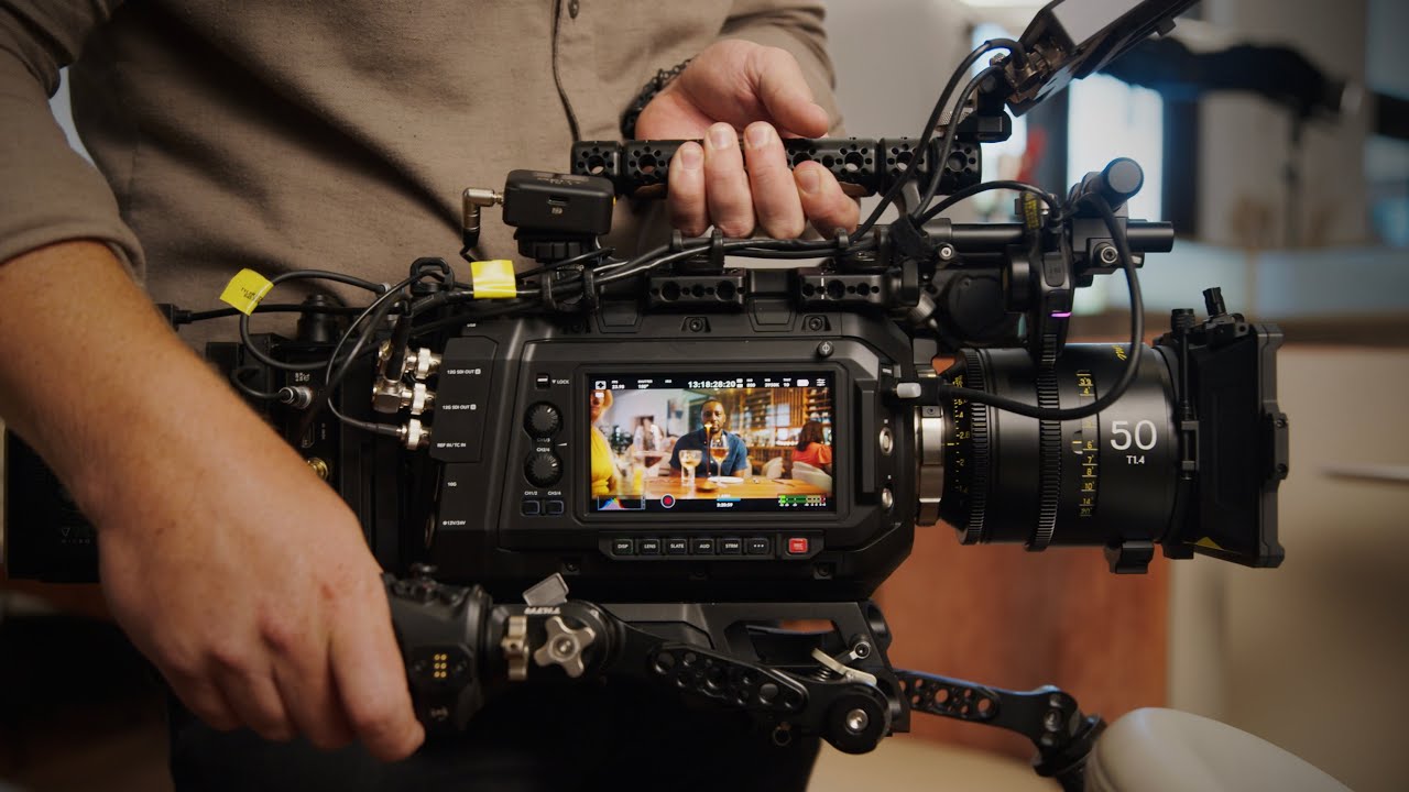 Blackmagic URSA Cine 17K & 12K Camera Rig - YouTube