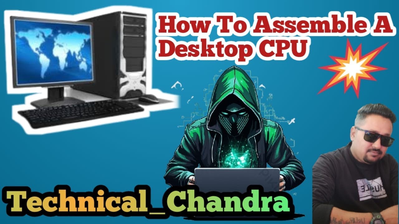 HOW TO ASSEMBLE A DESKTOP COMPUTER || HOW TO ASSEMBLE A DESKTOP CPU ...
