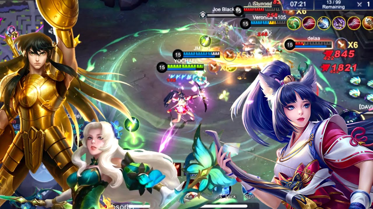 Miya - Suzuhime got MVP kill 6 Assist 4 with the best Tank and Mage ...