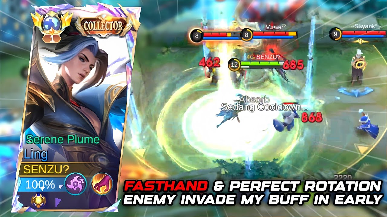 LING FASTHAND ( INTENSE MATCH ) RANDOM LOBY - MY ROTATION WHEN ENEMY INVADE MY BUFF - Mobile ...