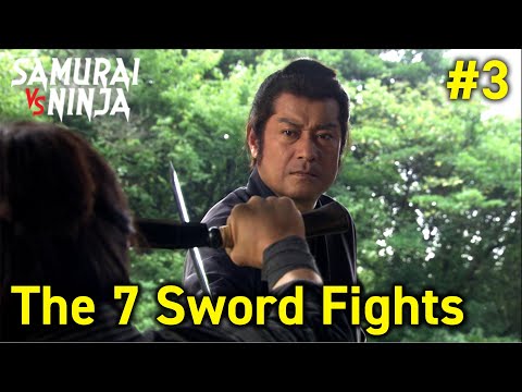 The 7 sword fights Full Episode 3 | SAMURAI VS NINJA | English Sub