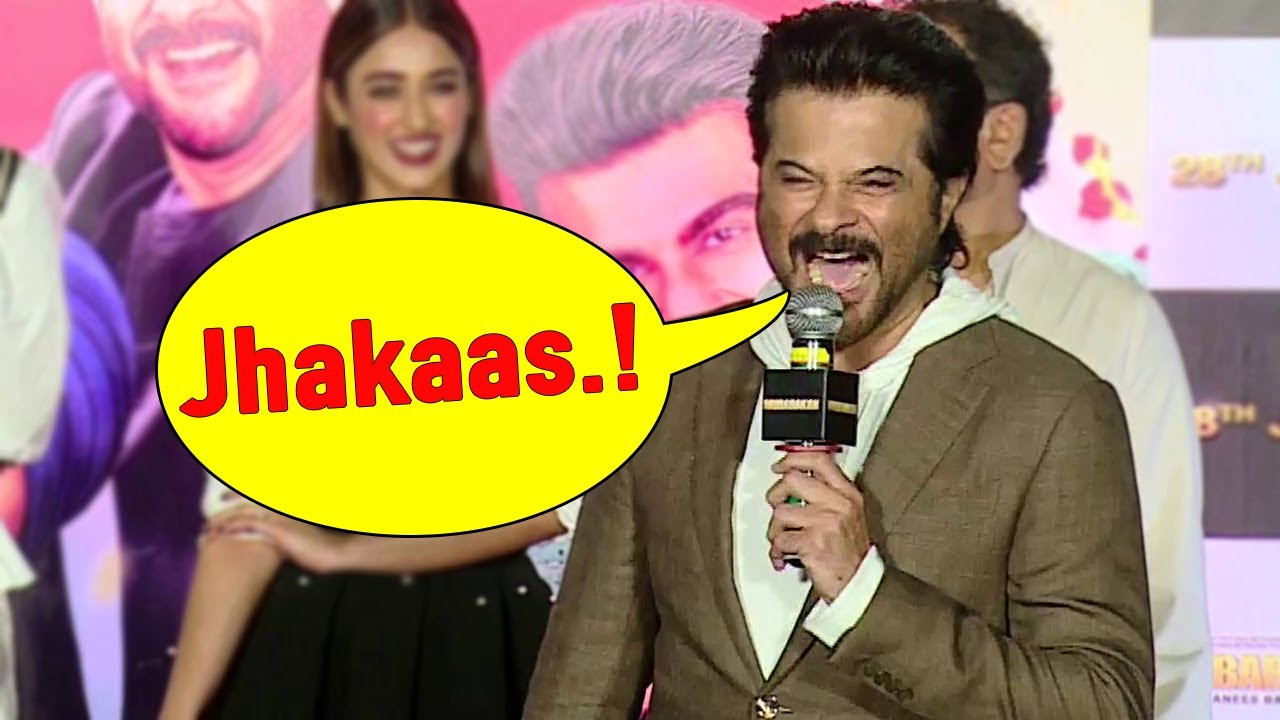 Anil Kapoor Jhakaas Dialogue - Mubarakan Trailer Launch - YouTube