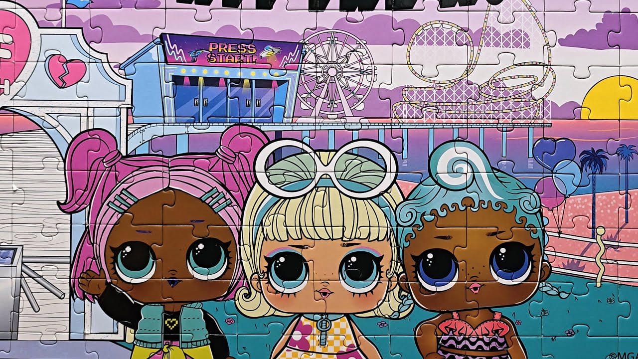 LOL Surprise Dolls Let's Hit The Road Jigsaw Puzzle ⭐️🧩 - YouTube