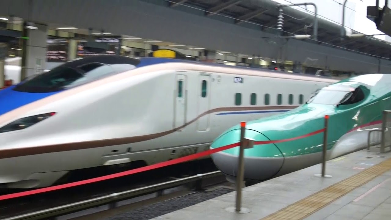 JR北海道H5系、JR東日本E5系、E7系、JR西日本W7系＠東北・北陸新幹線 東京駅 - YouTube