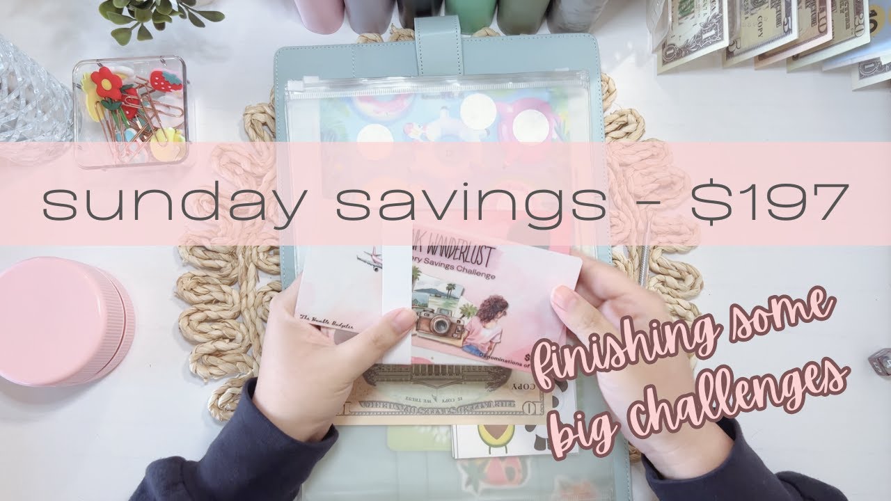 Sunday Savings $197 | Starting Budget Olympics! | Aug W1 - YouTube