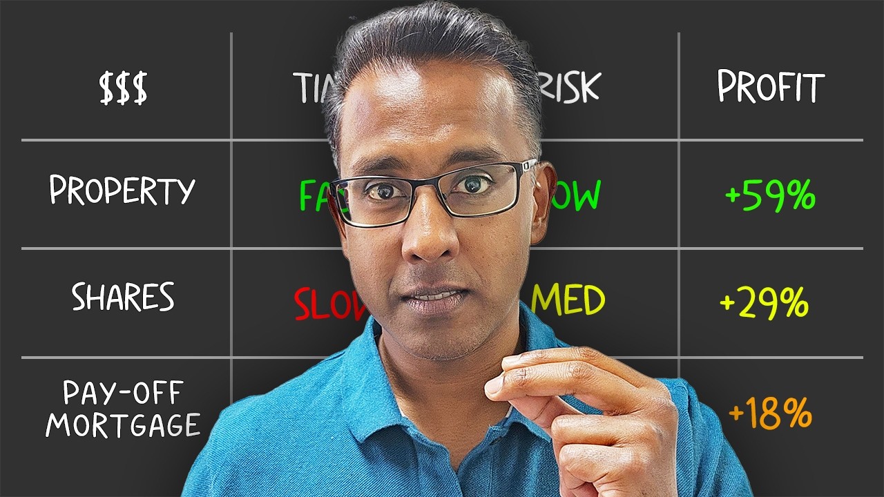 Property vs Shares vs Pay Off Mortgage - YouTube