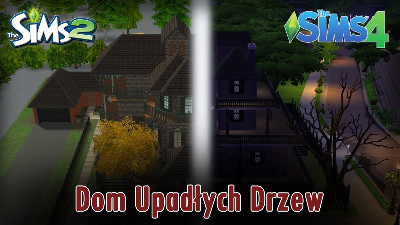 SpeedBuild "The Sims 2 ️ The Sims 4" #4 - Dom Upadłych Drzew - YouTube