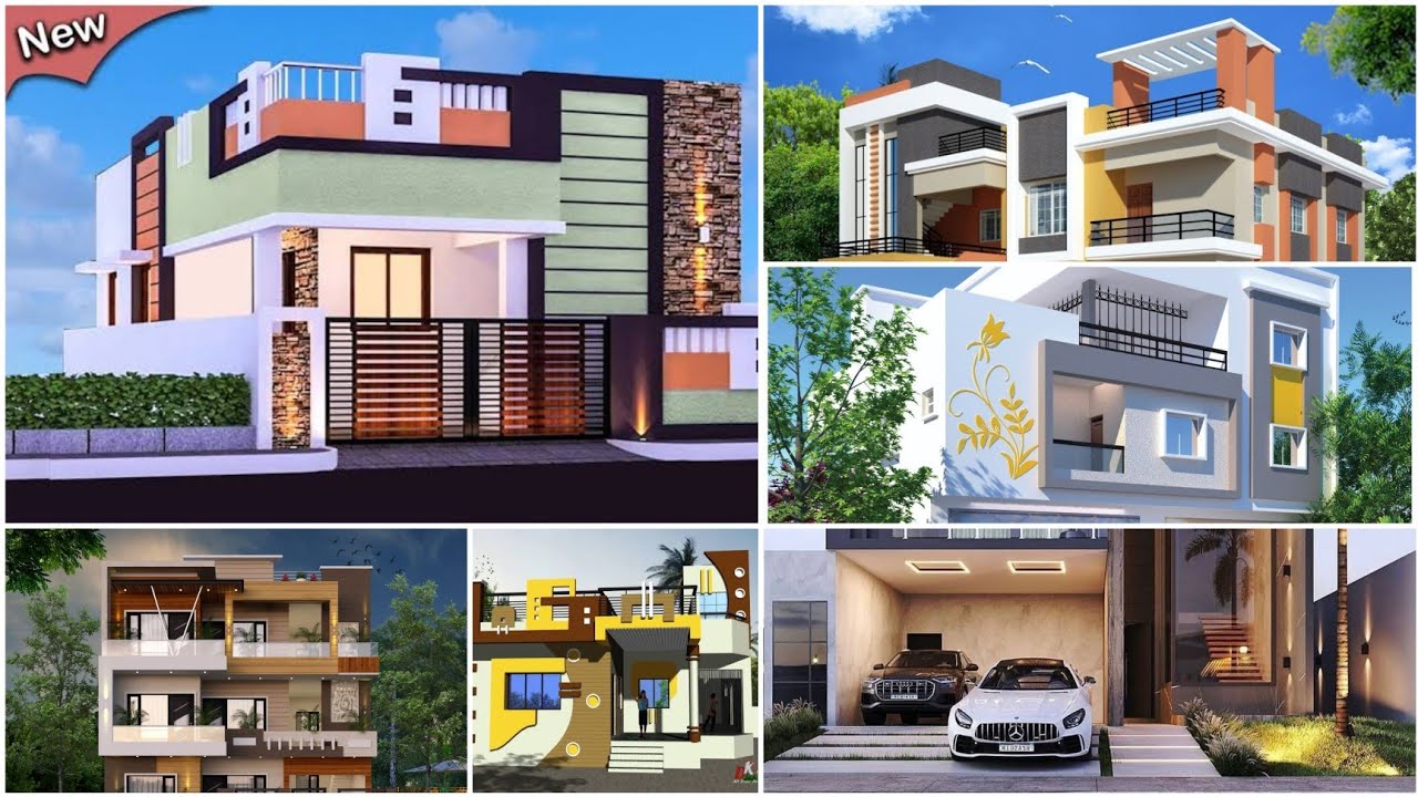 Modern House Side View