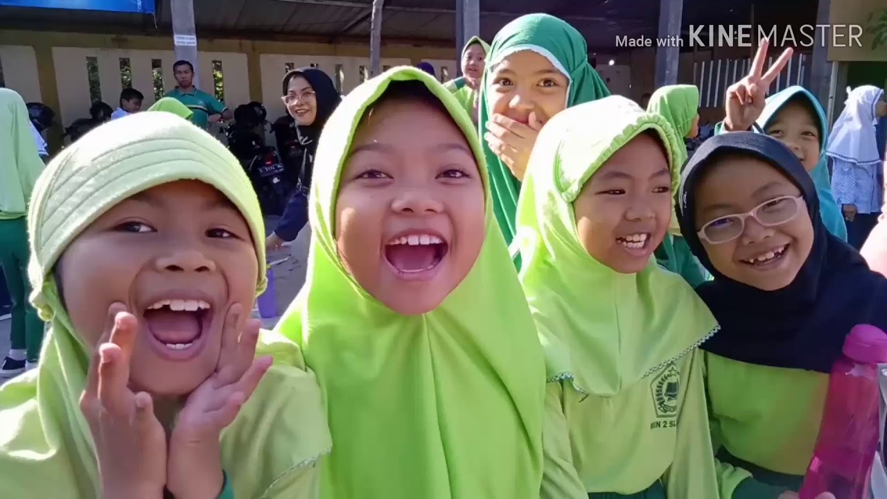 Senam Jumat Pagi bersama siswa siswi MIN 2 Sleman #min2_sleman - YouTube