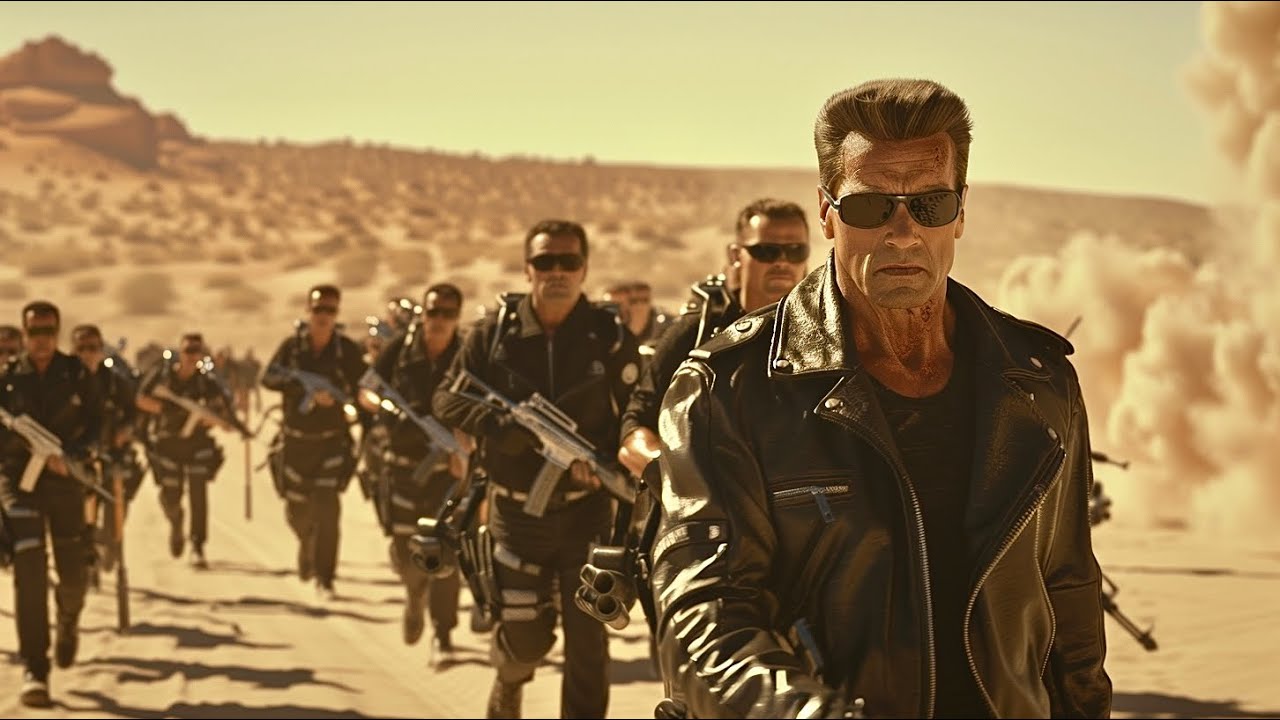 T-800 Terminators (Arnold Schwarzenegger) vs 6 MILLION HUMAN ARMY ...