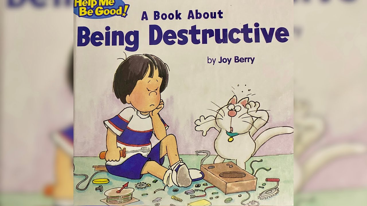 Being destructive #preschoollearning#childrensliterature# ...