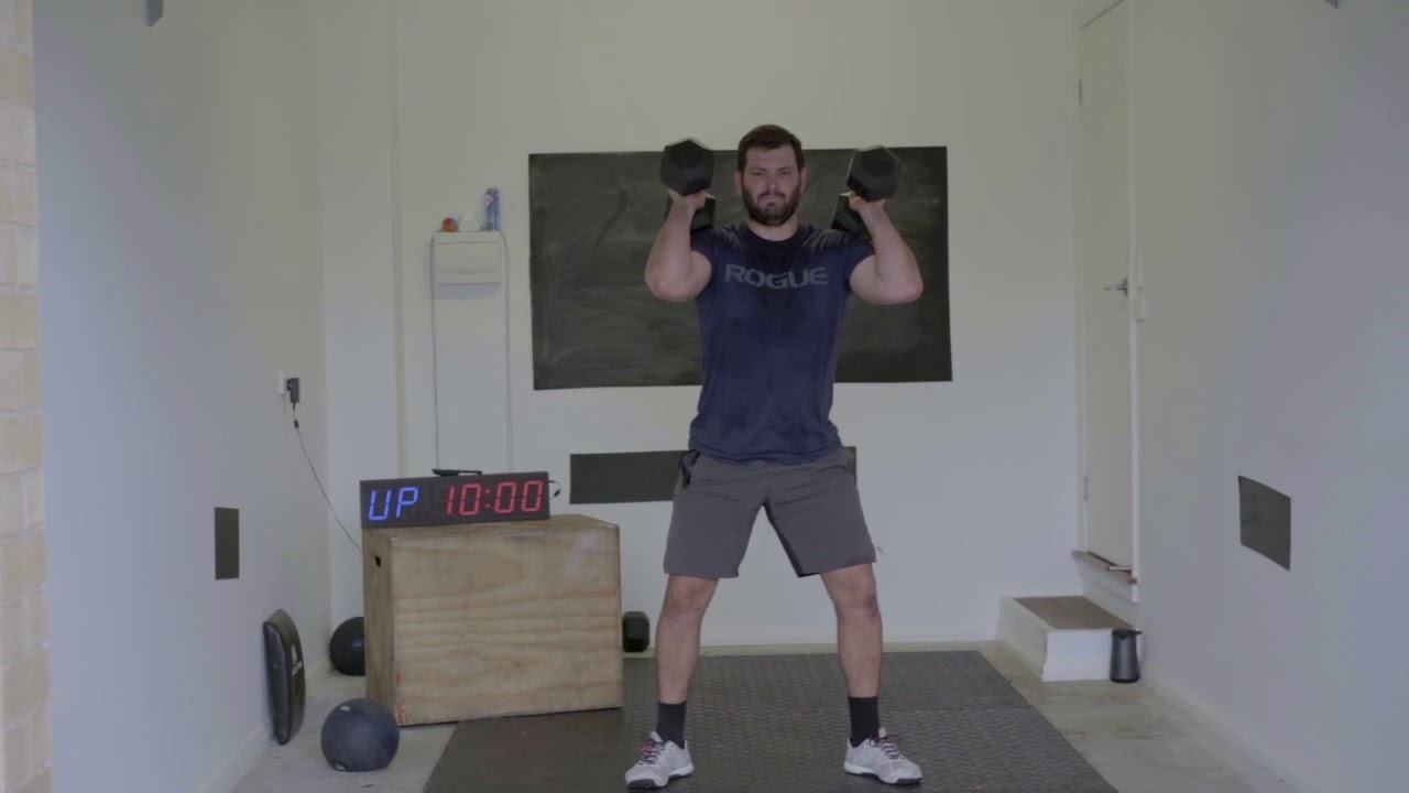 DB Squat Clean - YouTube