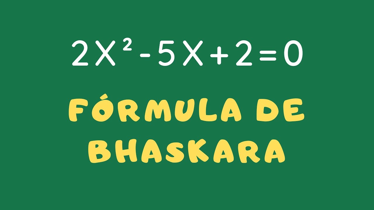 EQUAÇÃO DO 2º GRAU ∣ FÓRMULA DE BHASKARA ∣ Professora Angela Matemática ...