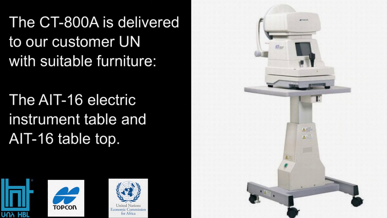 HBLplc has delivered TOPCON's CT-800A to the UN Ethiopia - YouTube