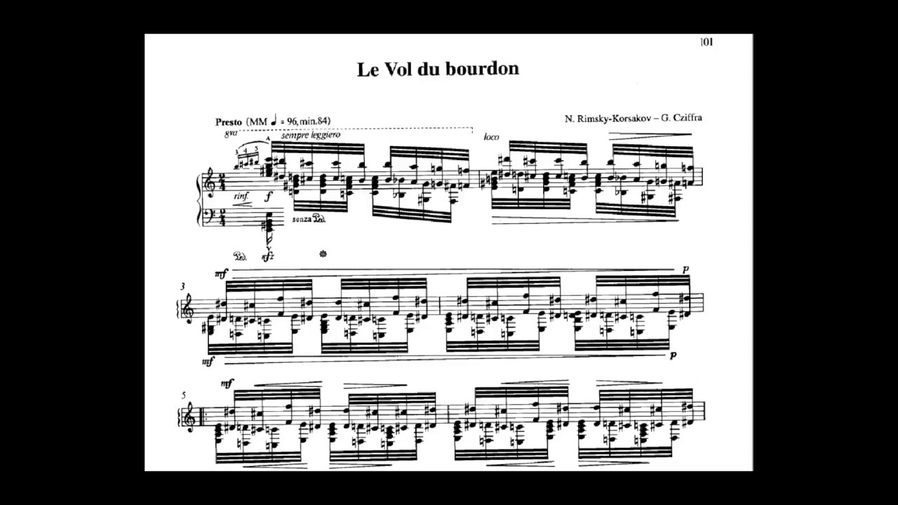Cziffra(Rimsky korsakov)-Flight of Bumble-Bee-[Yuja Wang] - YouTube