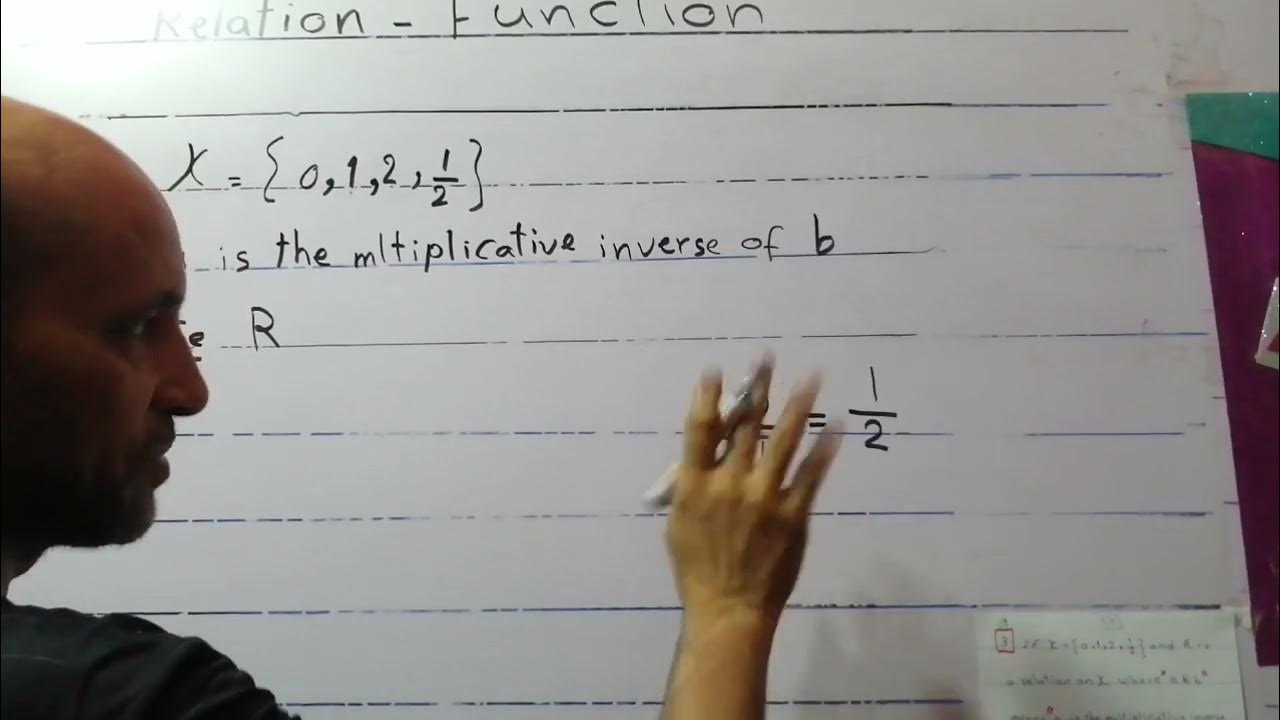 prep 3 Maths Algebra first term unit one lesson 2 session 2 Exercise on Relation Function ...