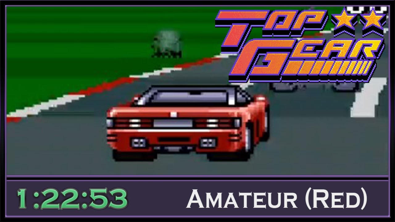 Top Gear Speedrun: Amateur (Red) - 1:22:53 - YouTube