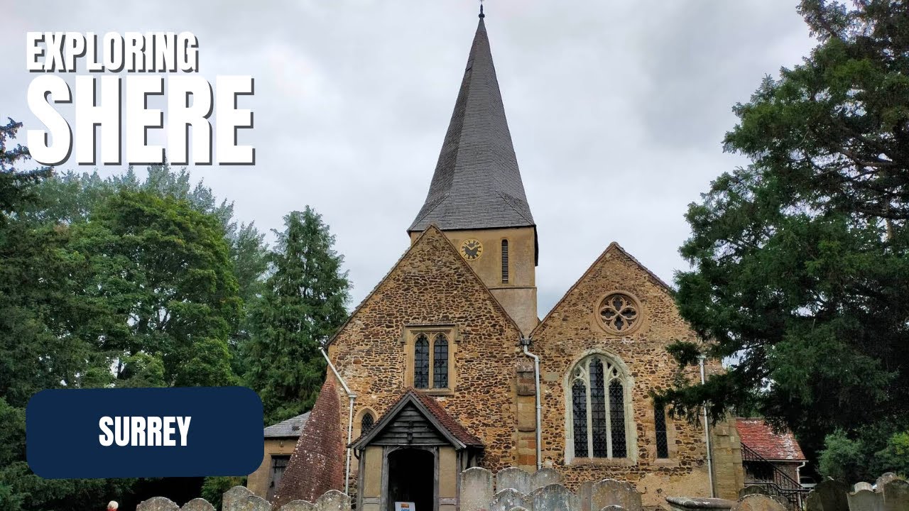 Exploring SHERE | Surrey's Beautiful Countryside Village | Let's Walk ...