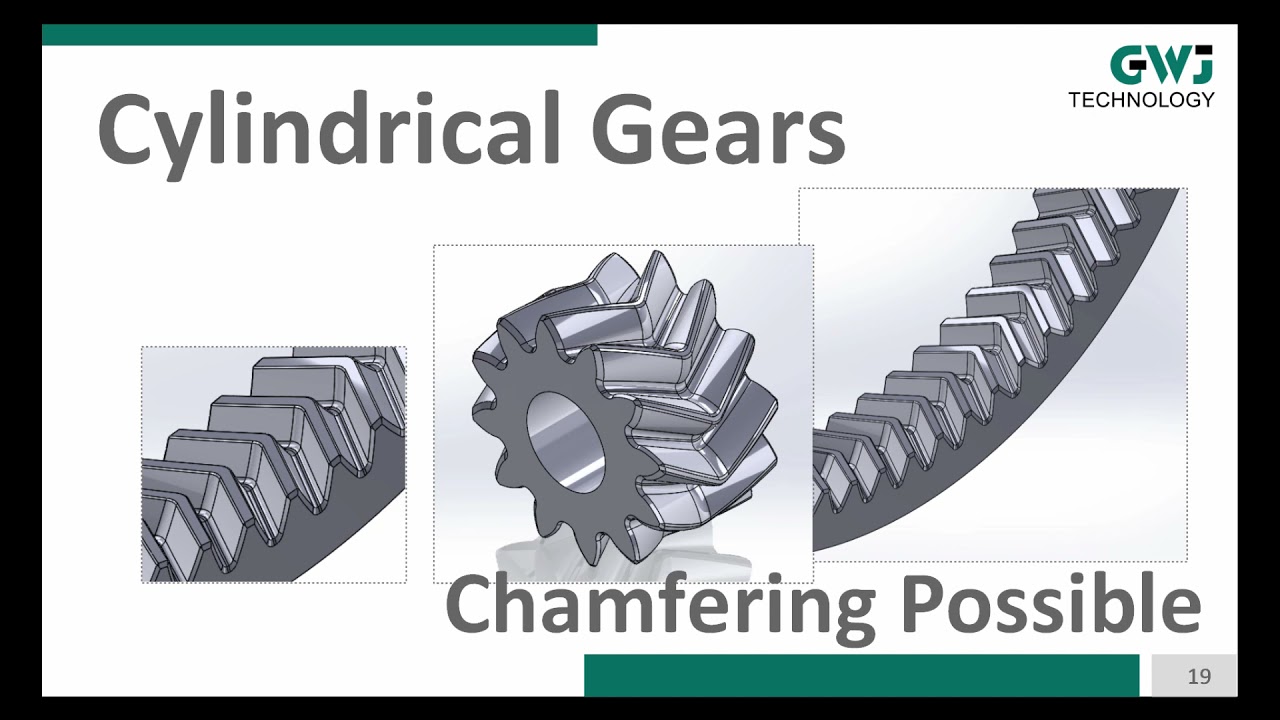 5 axis milling of gears - YouTube