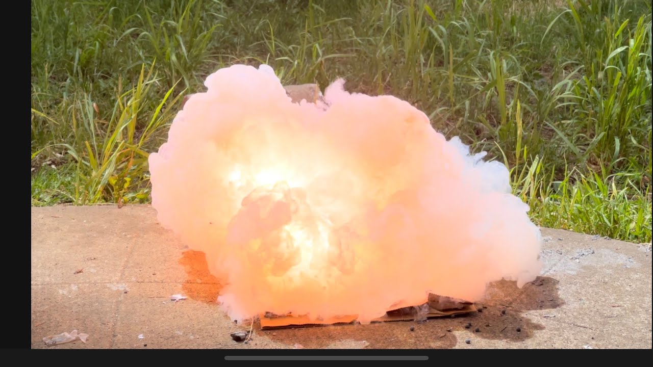 Happy Fun Times with Homemade Tannerite, Made to be set off by a BB Gun ...