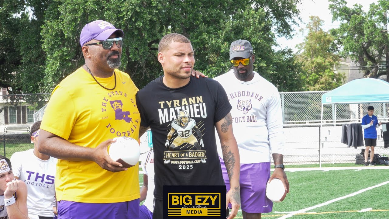 St. Aug Vs Thibodaux 2025 | Thank You, Tyrann Mathieu | HEART OF A ...