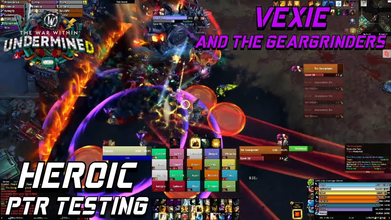 First Look - Vexie and the Geargrinders Heroic - Liberation of Undermine - YouTube