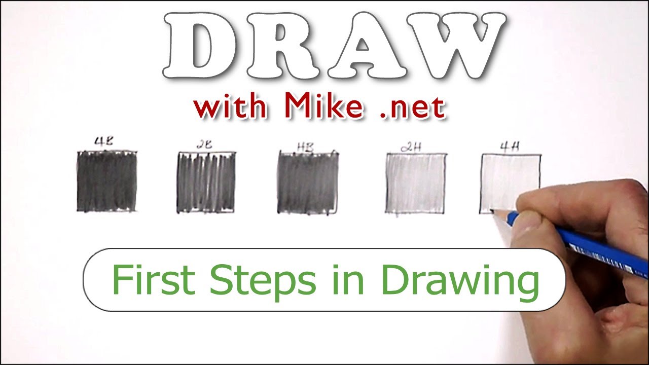 FIRST STEPS for DRAWING NEWBIES - YouTube