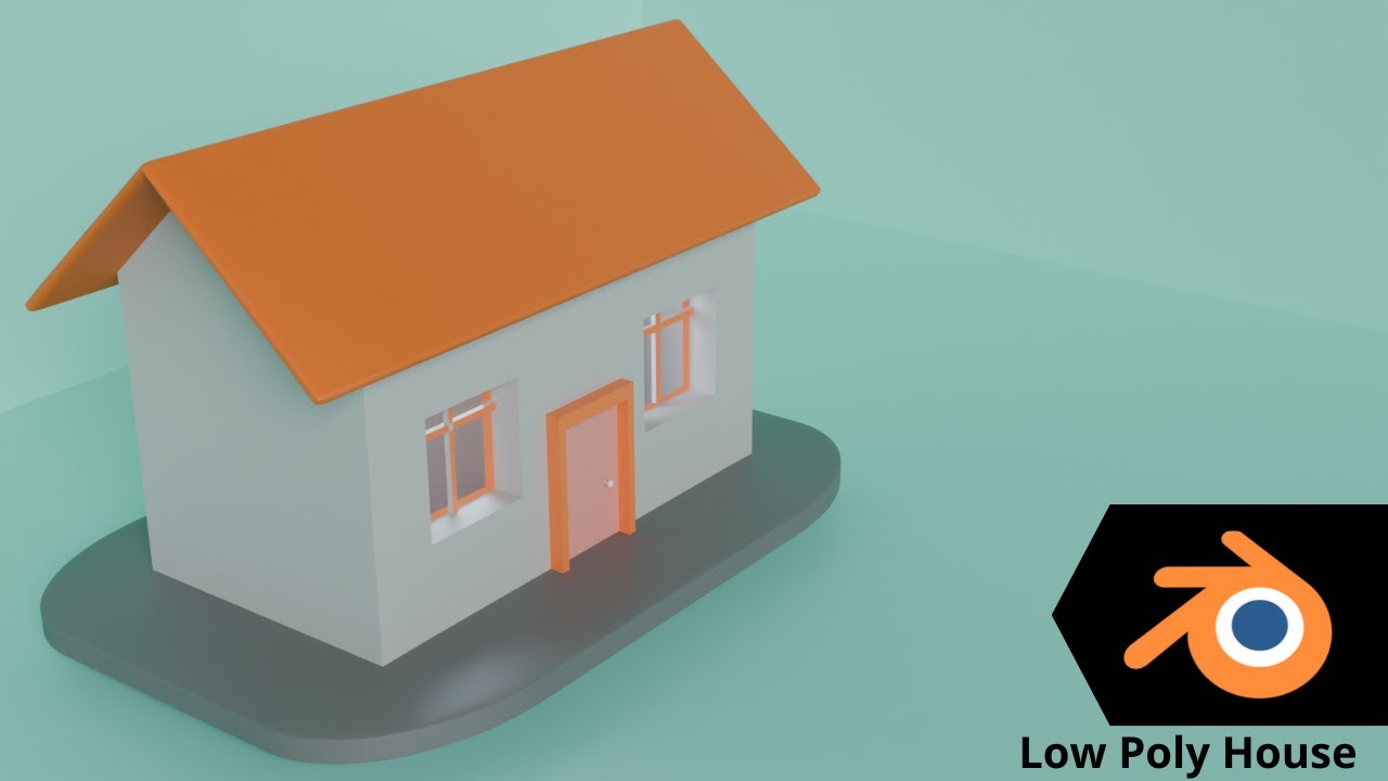 Make your first Low Poly House - Blender 4.2 tutorial (beginner version ...