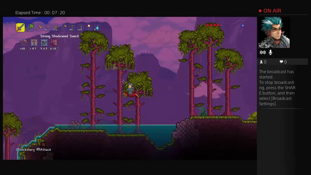 Terraria ps4 gameplay eps4(Solo) - YouTube