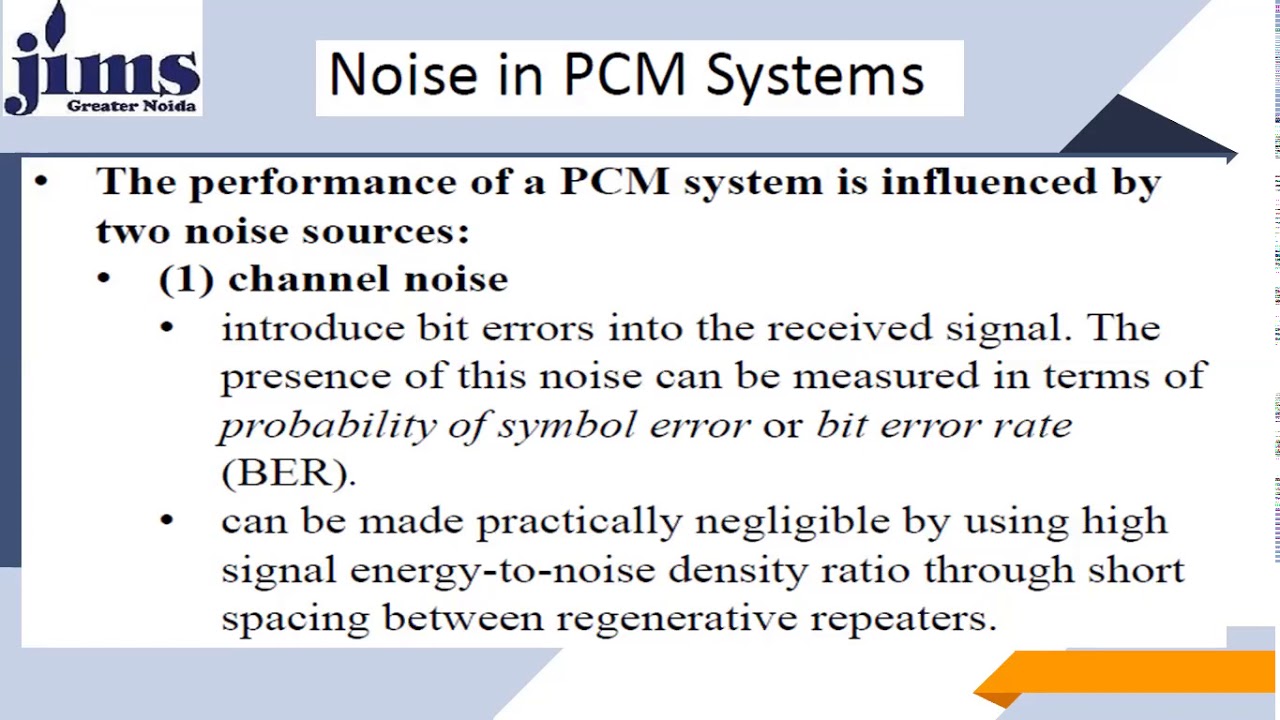 13 PCM Noise, Limitaion, merit and demerit - YouTube