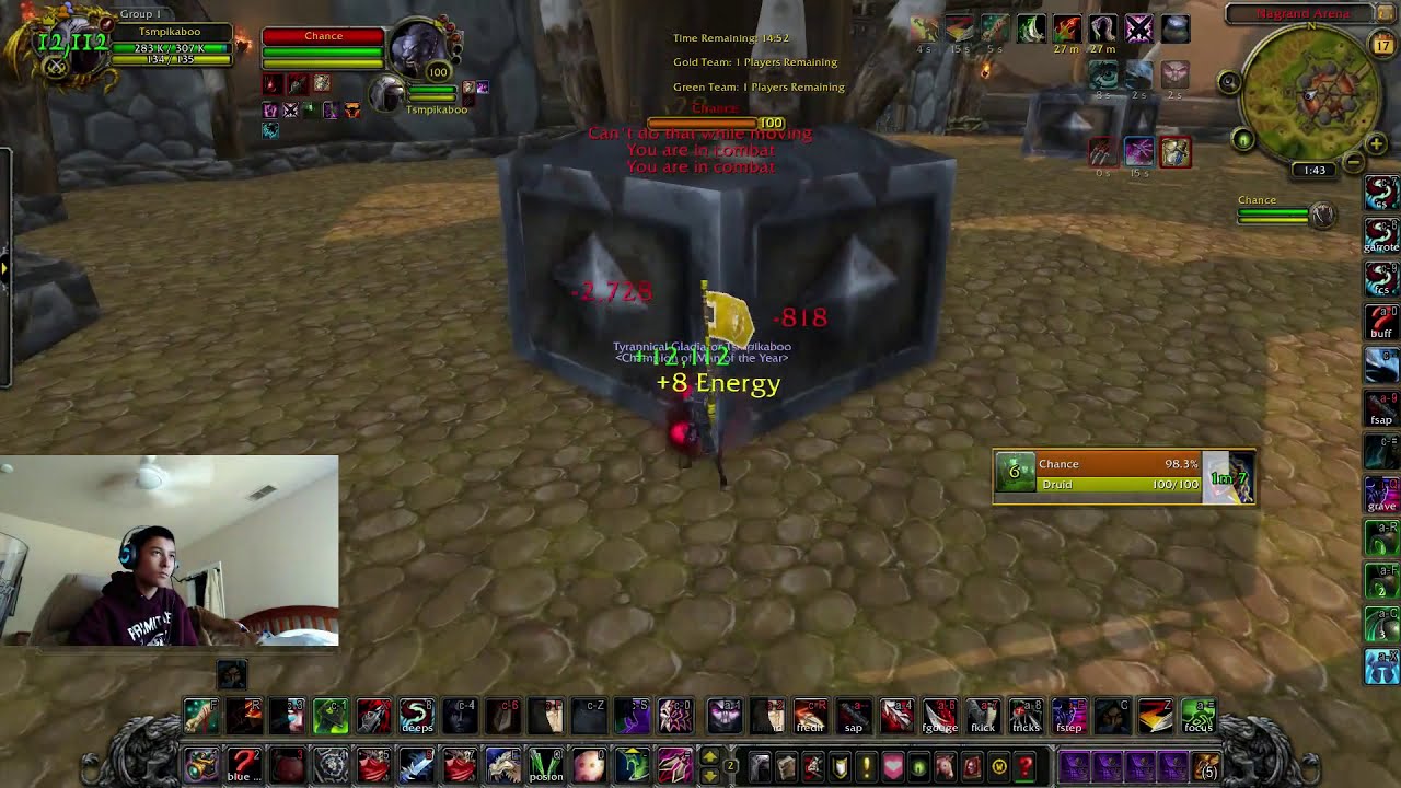 Pikaboo vs Sodapoppin (Sub Rogue vs Feral Druid WoD April 2015) - YouTube