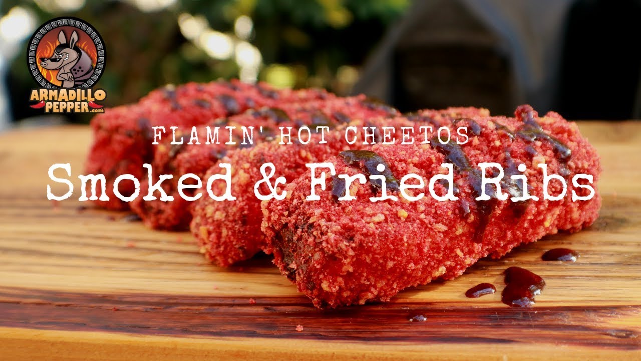 Deep-Fried Smoked Ribs | Battered in Flamin' Hot Cheetos - YouTube