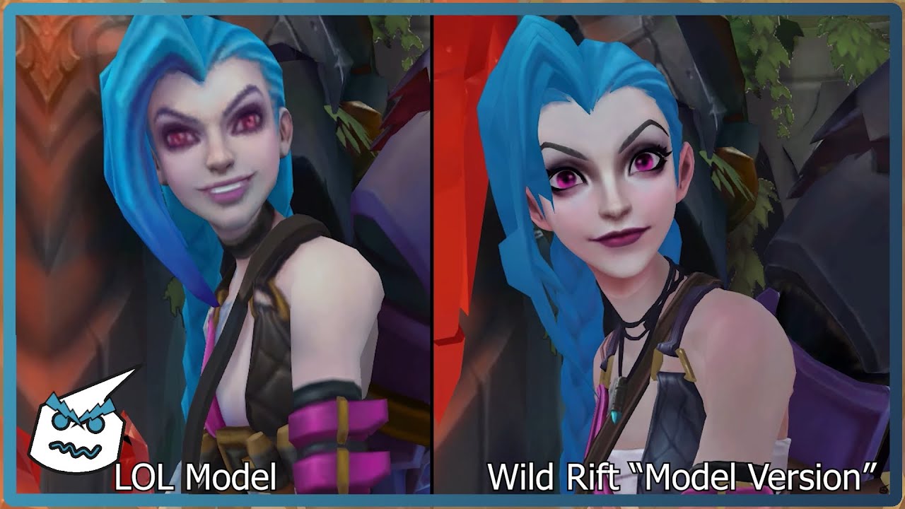 Jinx.face - Wild Rift Model - YouTube