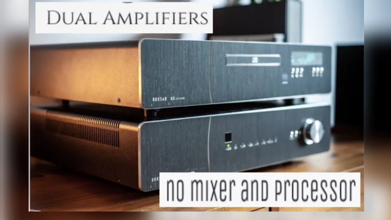 Paano mag setup ng dual amplifiers na walang mixer at processor - YouTube
