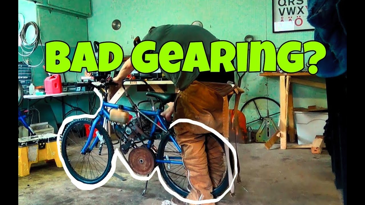 Crappy motorized bike? - YouTube