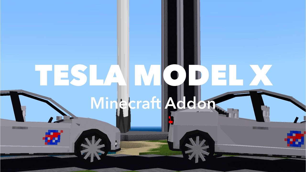 Tesla Model X - Minecraft Addon - YouTube