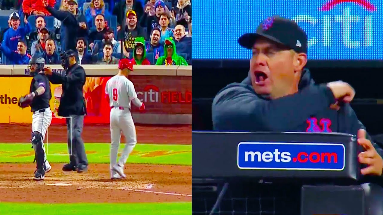 Umpire Gabe Morales Calls No Swing on Whit Merrifield | Mets vs ...