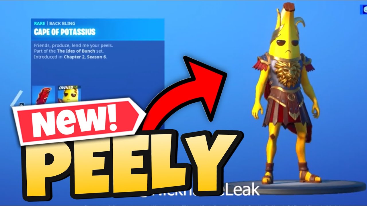 *NEW* POTASSIUS PEELY SKIN! (Fortnite Item Shop - 19 March) - YouTube