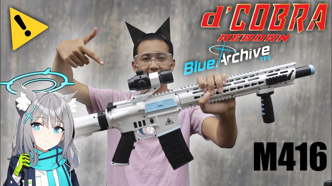 REViEW MAINAN SKiN SHIROKO from BLUE ARCHIVE!!😱😱😱 M416 d'COBRA REBORN ...