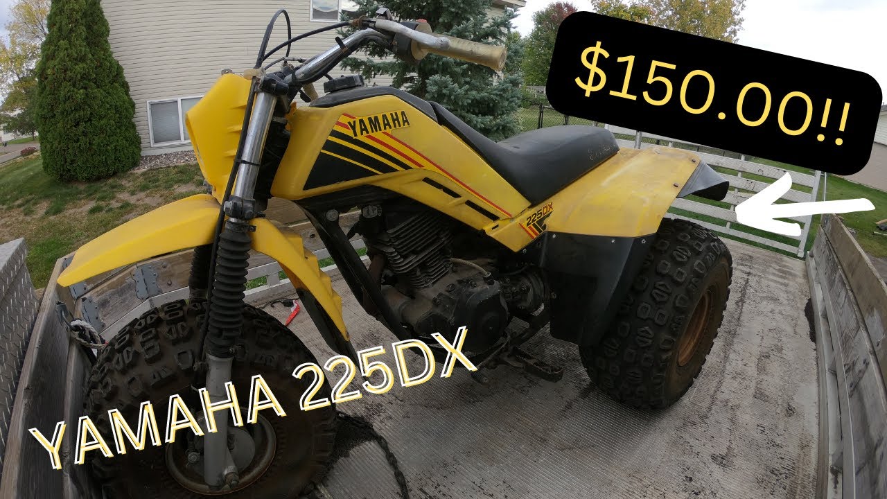 $150 Yamaha 225DX. Let's Check it Out! #atv #yamaha #225DX - YouTube