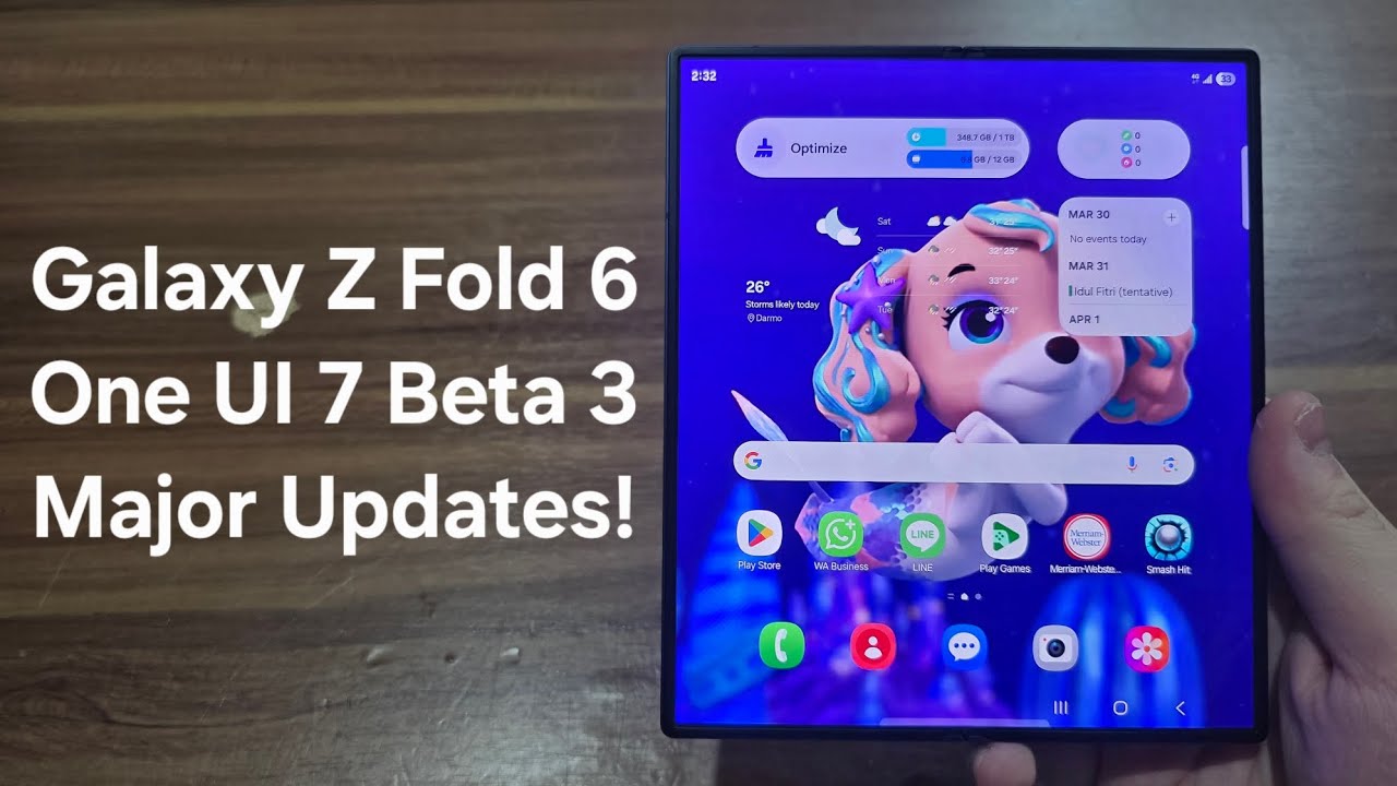 One UI 7 Beta 3 on Galaxy Z Fold 6, Major Updates! - YouTube