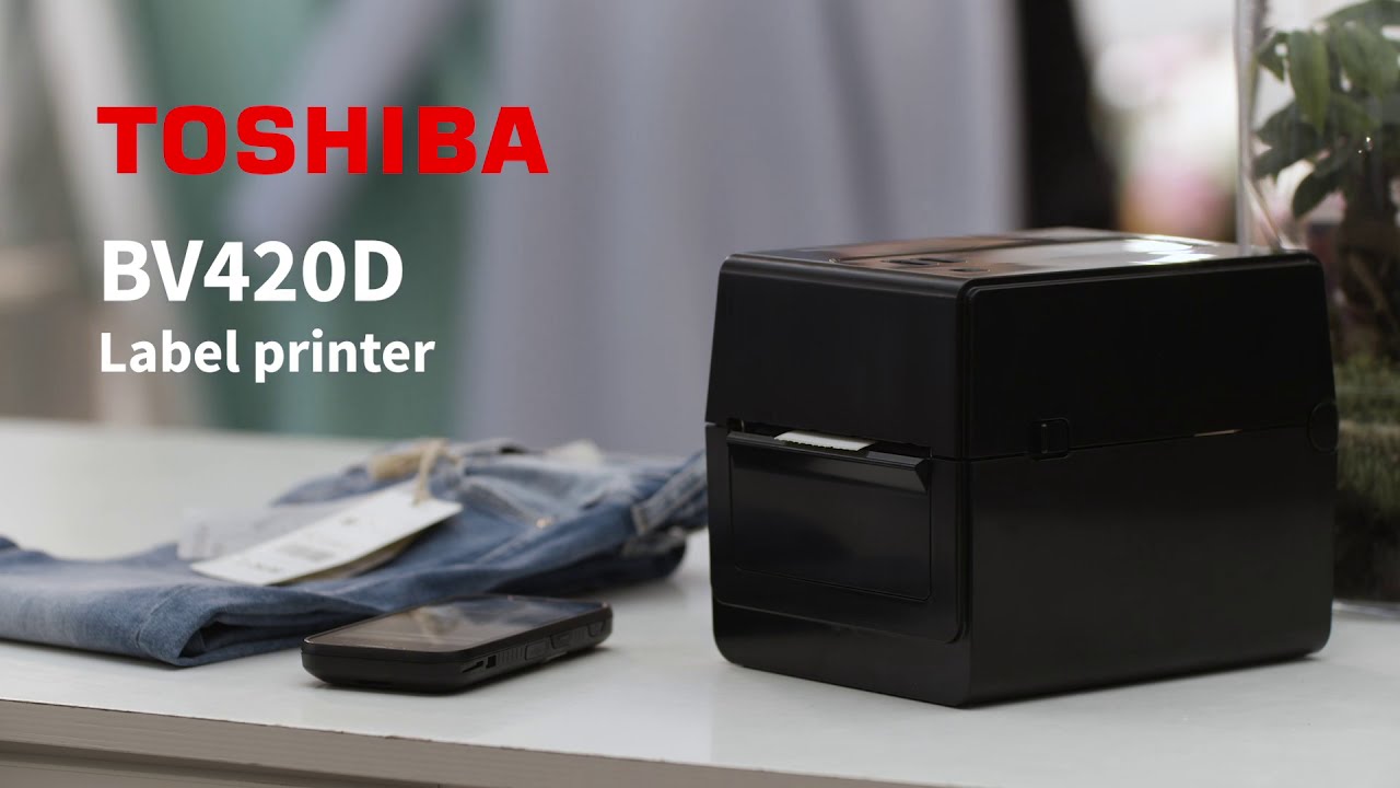 TOSHIBA BV420 Product Video - In-store printing - YouTube