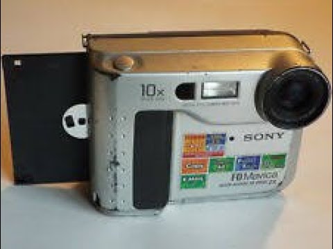 Sony Mavica FD75 floppy disk digital camera from 2001. - YouTube