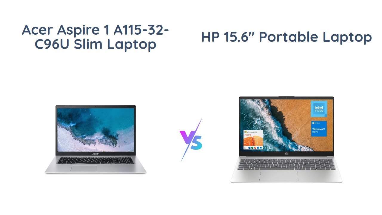 🔥 Acer Aspire 1 A115-32 vs HP 15.6" Portable Laptop 🔥 - YouTube
