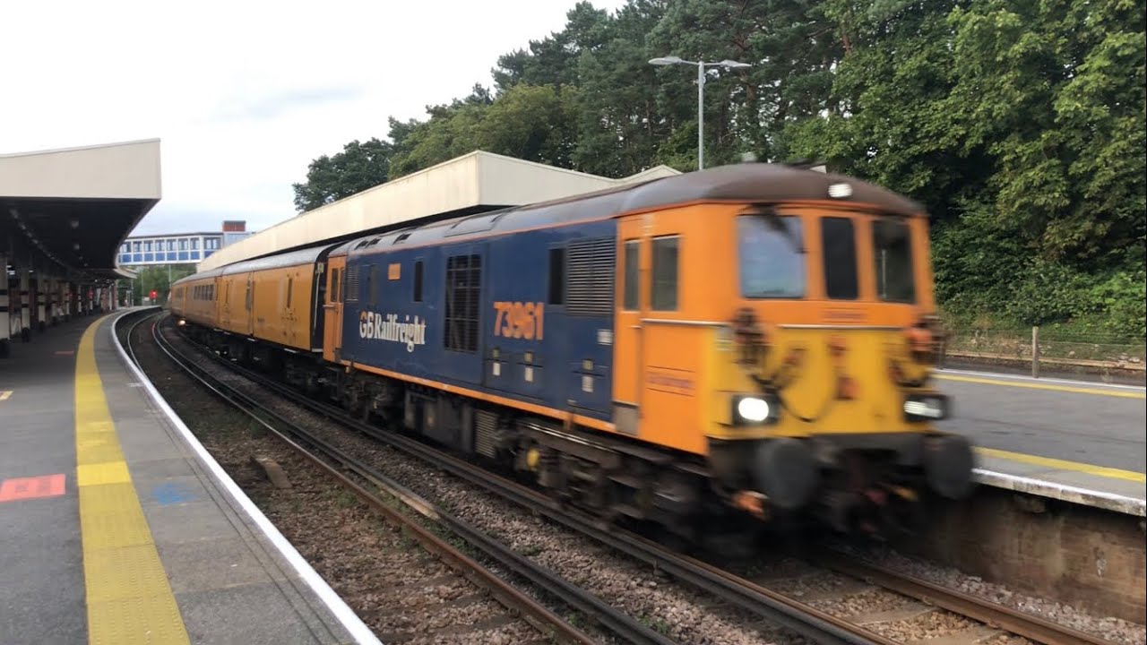 73961 & 73965 GBRFs 1Q51 1115 Derby R.T.C.(Network Rail) to Eastleigh ...
