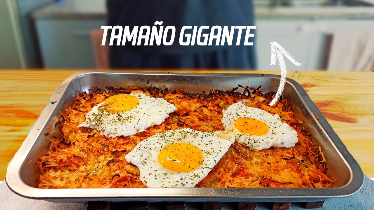 Papa Rosti Gigante // Tamaño Familiar (al horno) - YouTube