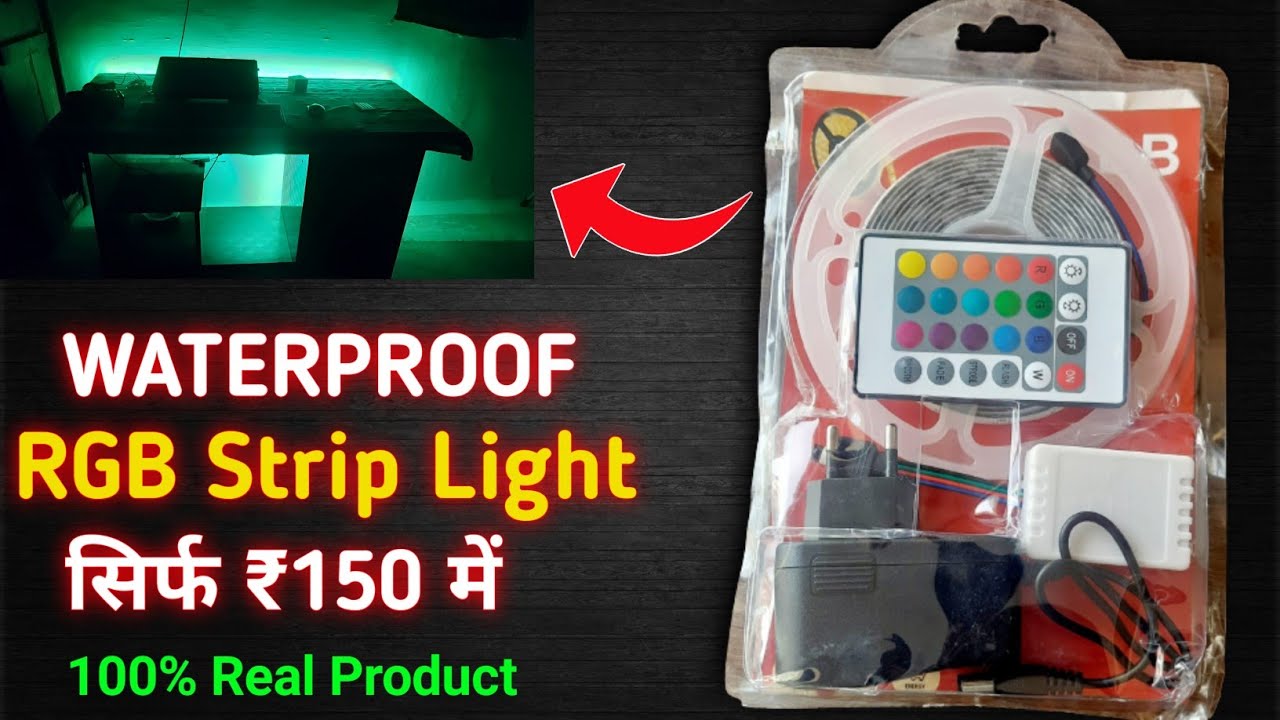 RGB Strip Light In Just Rs 150/- Only | RGB Strip Light Unboxing ...
