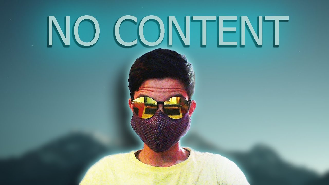 When You Have NO Content Left - YouTube