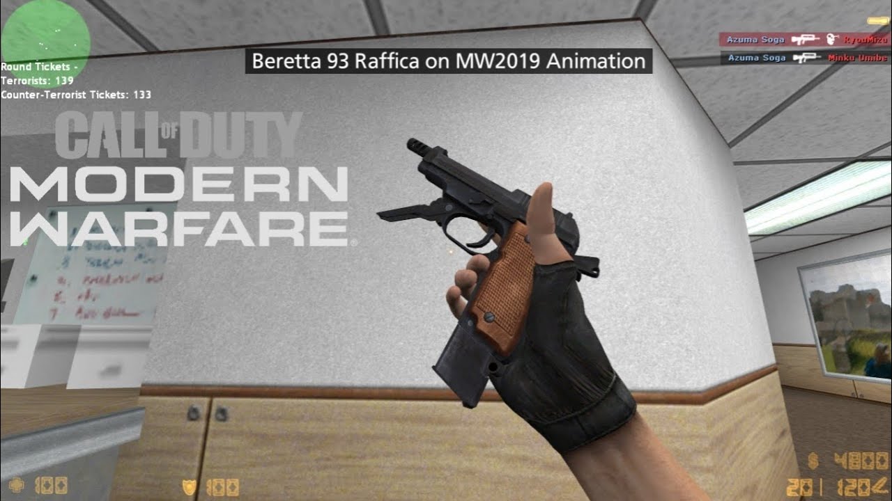 (CSDM Offline Play) Beretta 93 Raffica on MW2019 Animation - YouTube